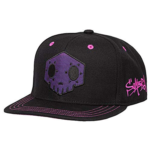 JINX Overwatch Sombra Snapback Baseball Hat, Black, One Size ...