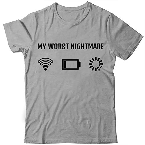 Gamer T Shirt Comic Tshirt for Men Girls Adolescents My Worst Nightmare ...